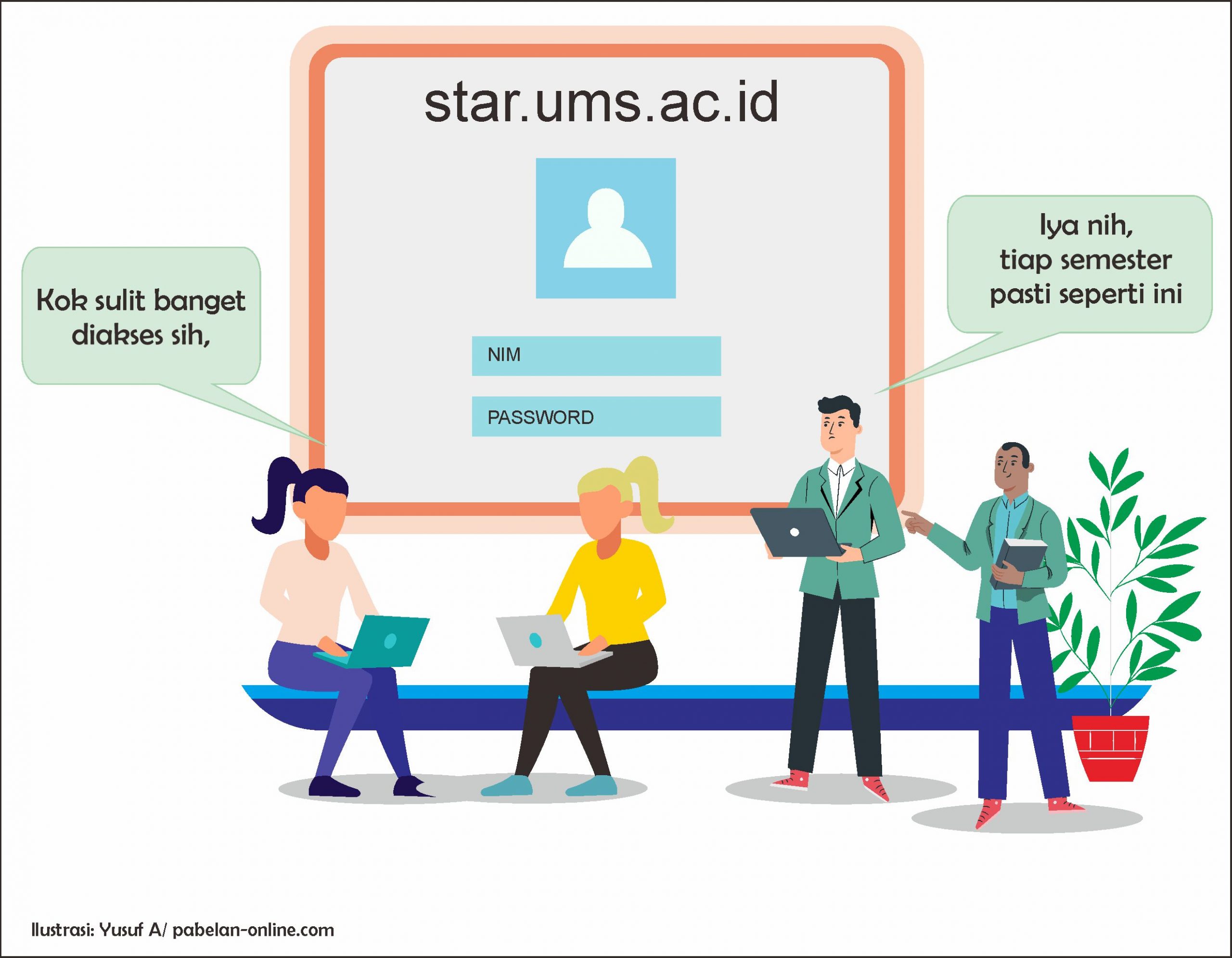 Terlalu Banyak yang Mengakses, STAR UMS Alami Traffic Jump - Pabelan Online